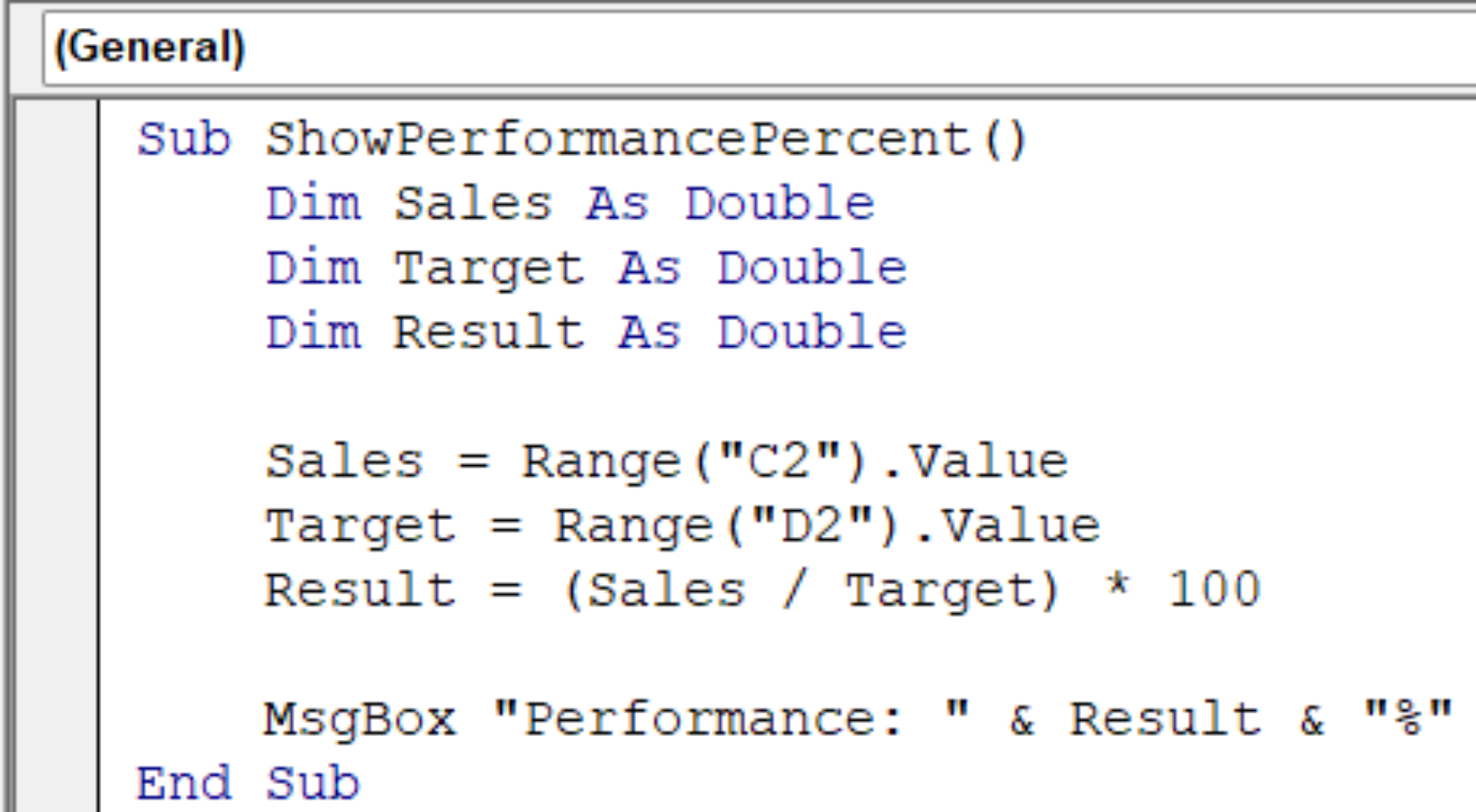 Differences Between Function and Sub in Excel VBA - Excel Insider