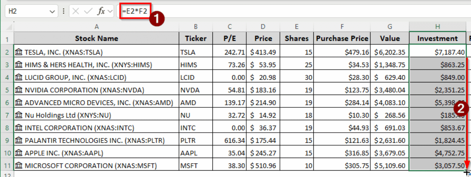 How to Track a Stock Portfolio in Excel (with Detailed Steps) - Excel ...