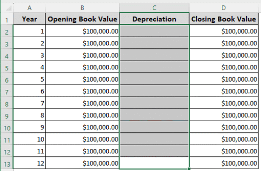 How to Calculate Depreciation Using the WDV Method in Excel - Excel Insider